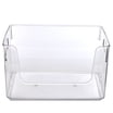 Mainstays Plastic Open Front Organizer Bin, Clear, Stackable, 13x11.5x7 ...