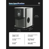 Northair Countertop Nugget Ice Maker, 44lb Self-Dispensing with Top ...