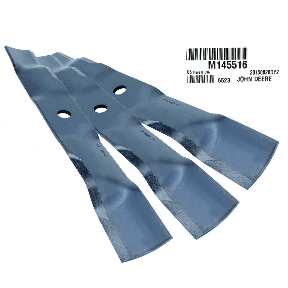 John Deere Original Equipment Mower Blades #M145516 (Set of 3 ...