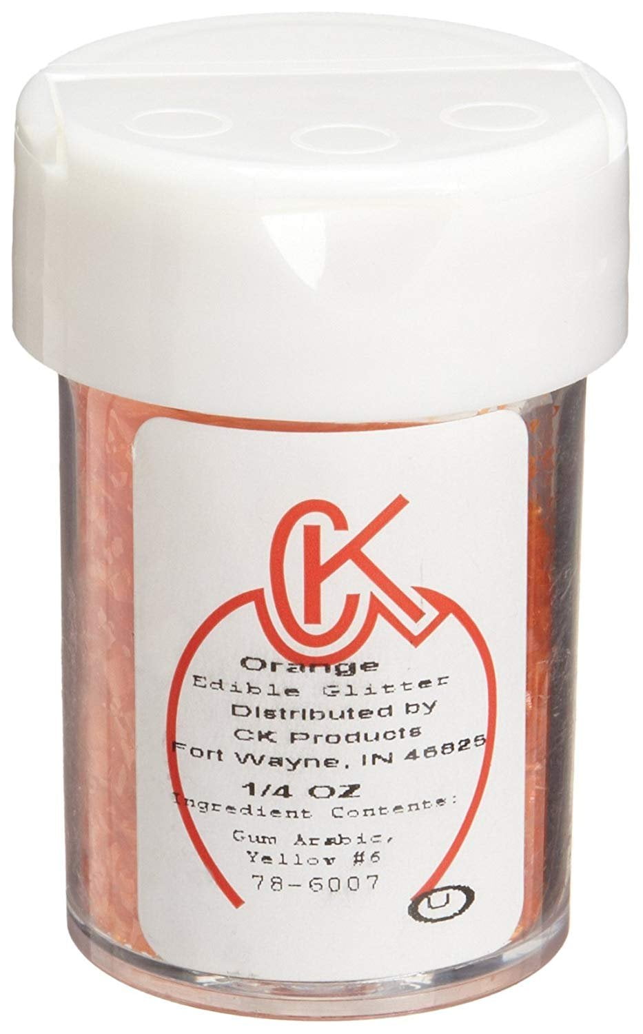 CK Products 1/4 Ounce Orange Edible Glitter - Walmart.com