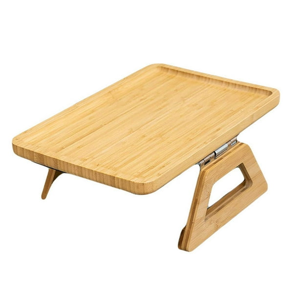 , Armrest Table Couch Tray Portable Foldable Sofa Arm Table Serving ...