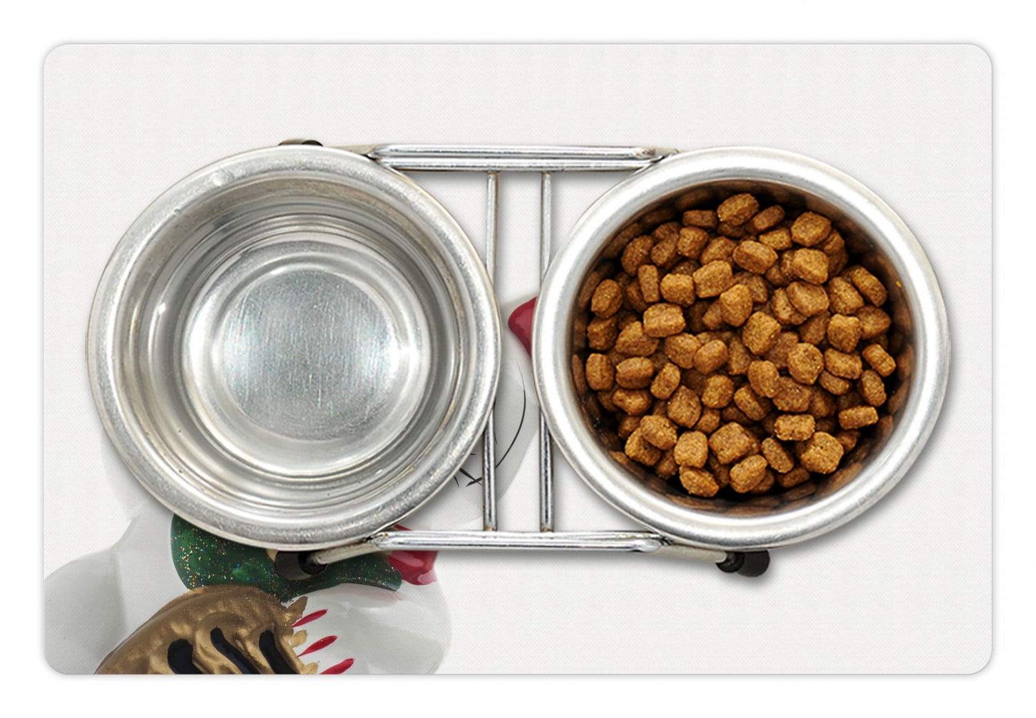 Japanese Cat Pet Mat for Food and Water, Lucky Cat Neko Success Fortune ...