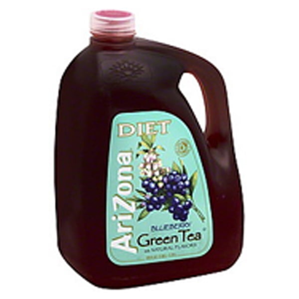 Arizona Tea Diet Blueberry Green Tea 128 Oz Gallon Pack of 4 - Walmart.com