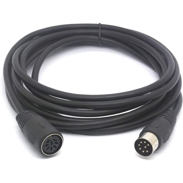 8 PIN DIN CABLE Male to Male Male to Female MIDI Extension Cord for ...