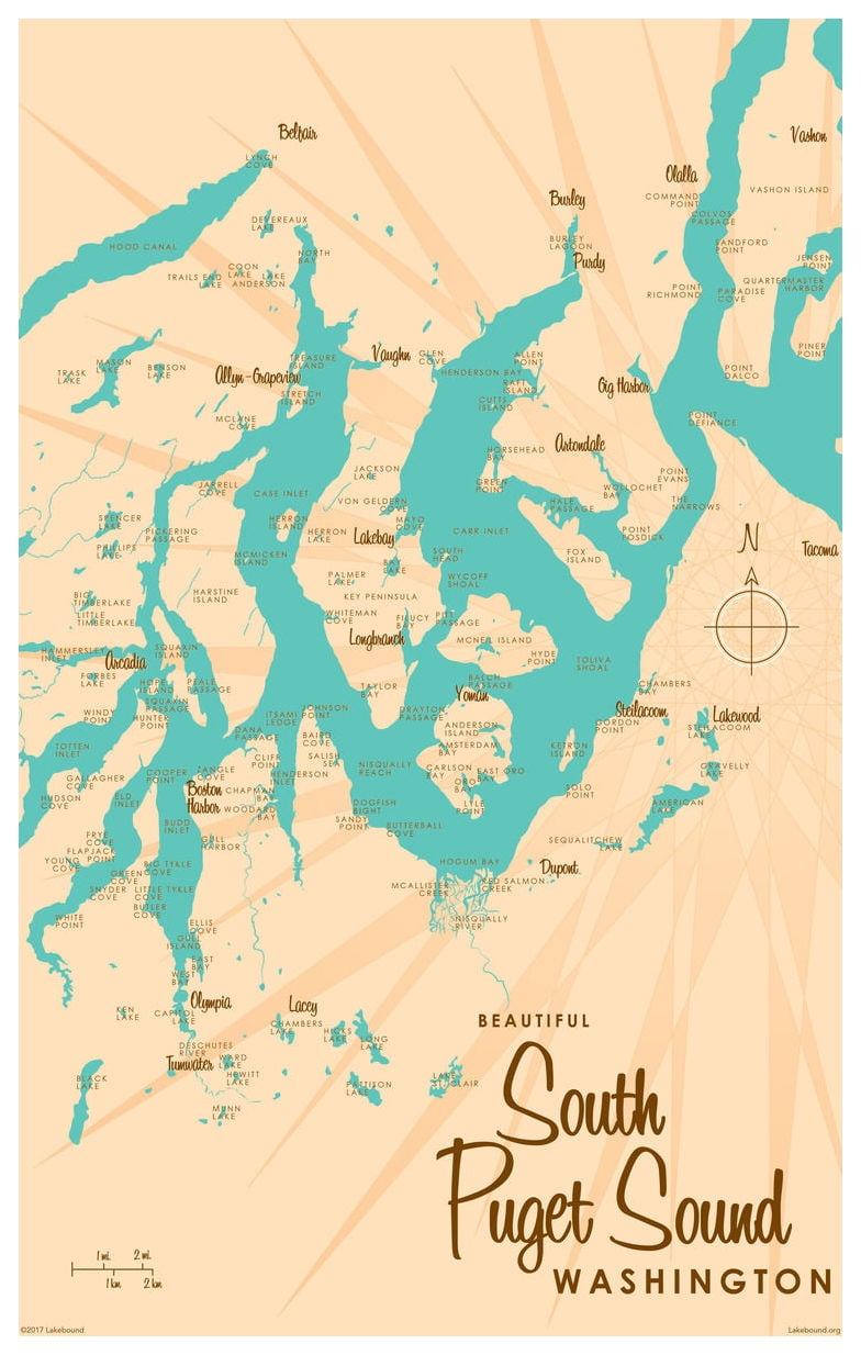 Puget Sound Area Map