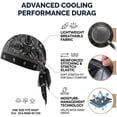Cooling Headscarf Cap For Men Women, Breathable Elastic Sweat Wicking ...