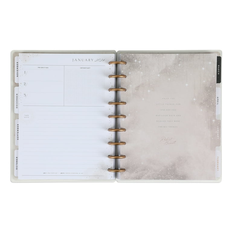 NEW 18 Month Happy Planner July 2023 Dec 2024 Vertical Layout Celestial ...