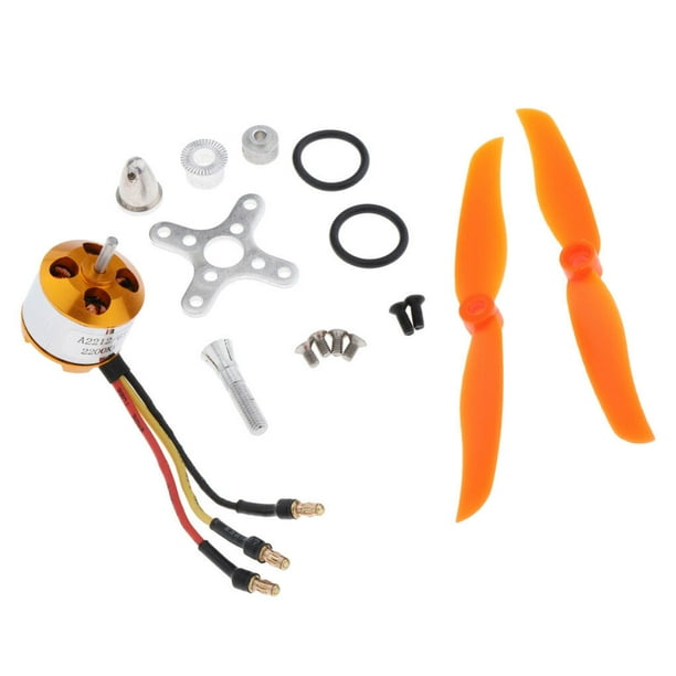 RC 2200KV Brushless Motor 2212-6 + 30A ESC and Helicopter Parts Propeller for RC Helicopter ...