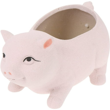 Pig Flower Pot Cartoon Succulents Pot Statue Planter Ceramic Animal ...