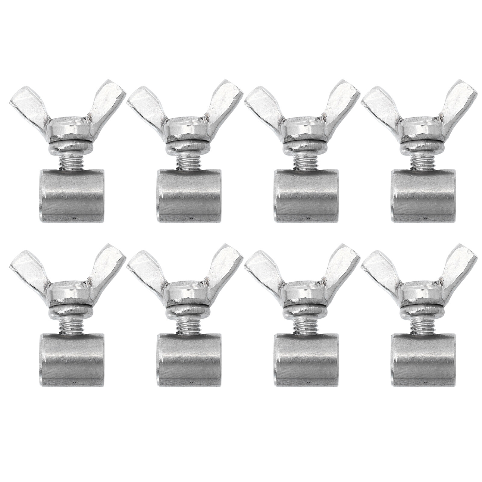 8pcs Wire Rope Cable Clip Stainless Steel Hand Screw Clamp for 2-4mm ...