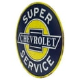 Chevy Service Embossed Metal Sign - Walmart.com