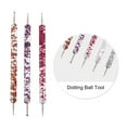 Unique Bargains Double Ended Nail Art Pen 5 Pcs Faux Crystal Handle ...