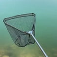 Yammee Nylon Mesh Fishing Net Foldable Fish Landing Net for Safe Fish ...