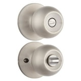 Brinks Interior Locking Privacy Classic Ball Style Doorknob, Satin ...