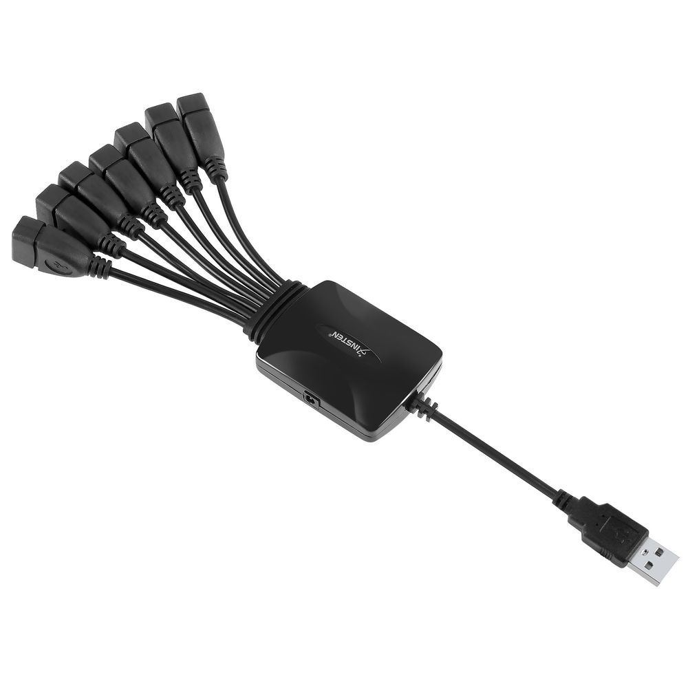 Insten 7-Port Octopus USB Hub, Black