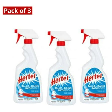 Hertel Bathroom Disinfectant Spray Cleaner With Bleach 700ML - Pack of ...