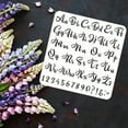 Fancy Letters Stencil for Painting 11.8x11.8 inch Plastic PET Alphabet ...