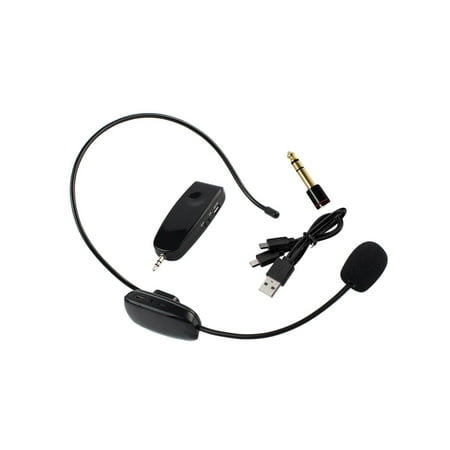 Wireless Microphone Speech Headset Radio MIC For Loudspeaker Teaching ...