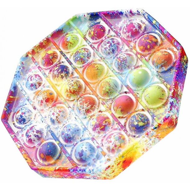 Push Bubbles Poppop Fidget Toys.Silicone Pop Bubble Fidget Sensory Toys ...