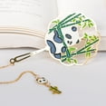Chinese Metal Bookmarks with Pendants Cartoon Reading Cute Panda for ...