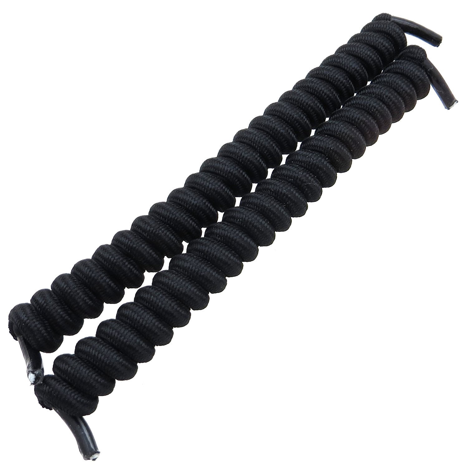 Curly Twister Elastic No-Tie Shoelaces - Solid Colors/One Size Fits ...