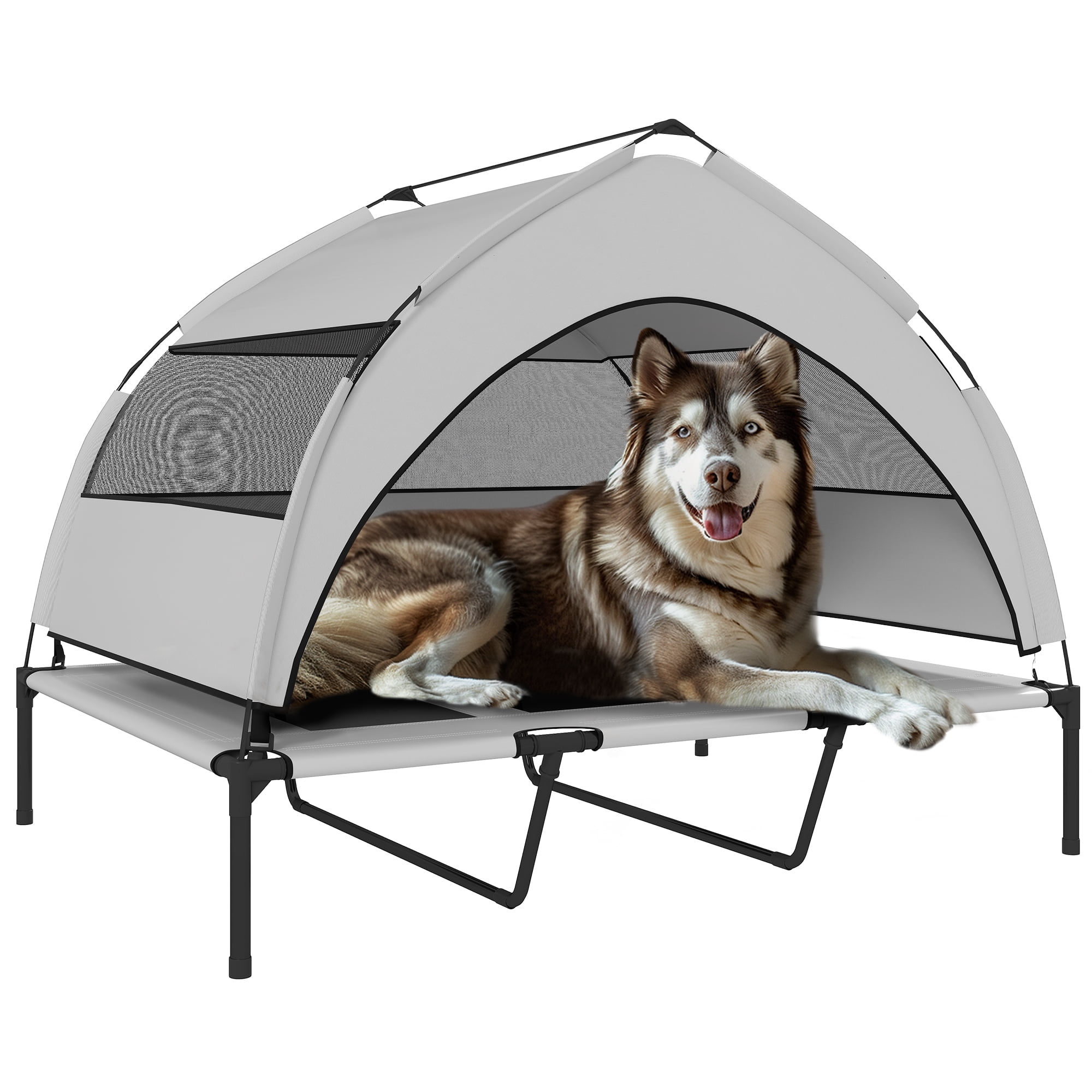 Click here for Pawhut Elevated Dog Bed  Portable Raised Pet Bed W... prices