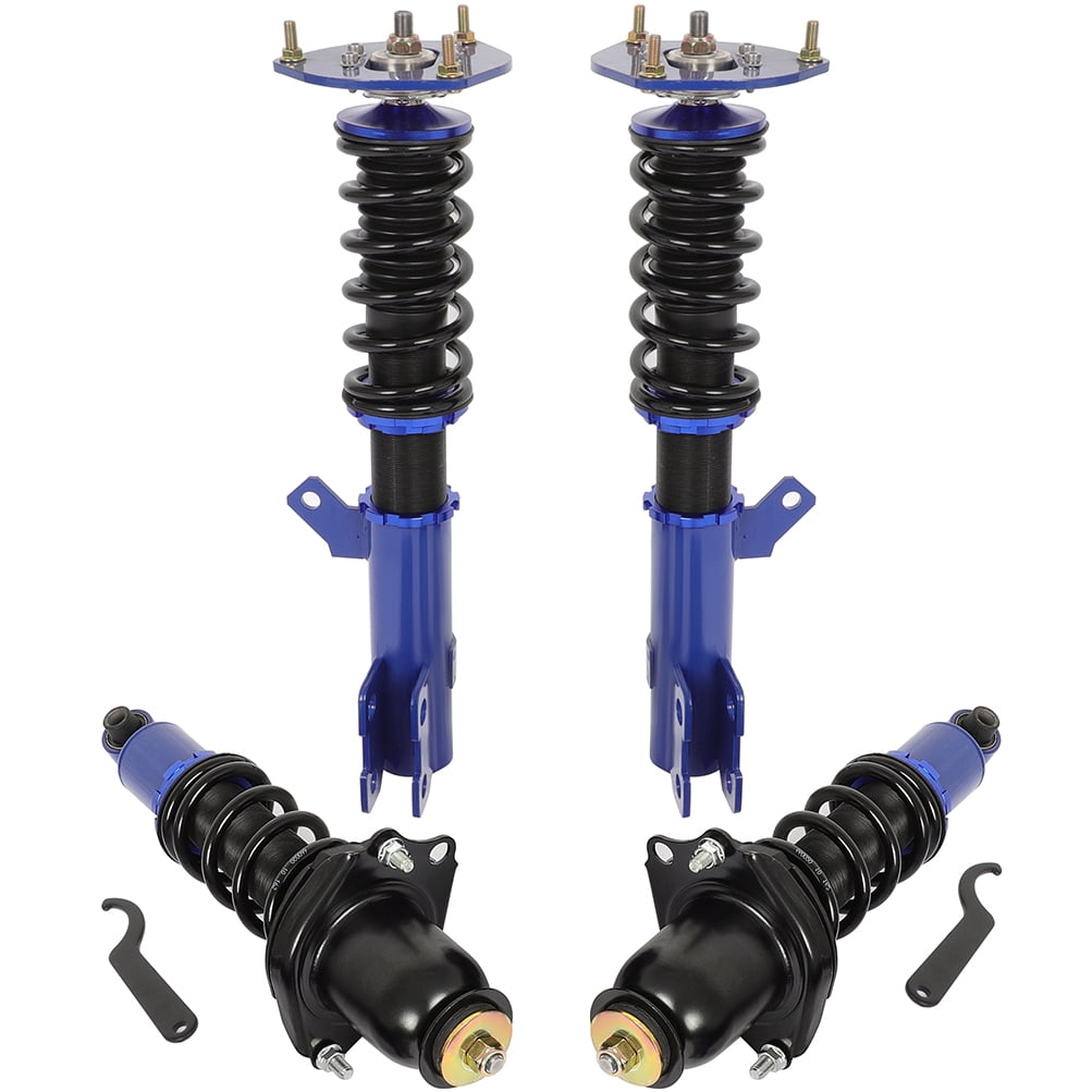 Coilover Struts Suspension Kit Coilover Shocks Full Set Adjustable ...