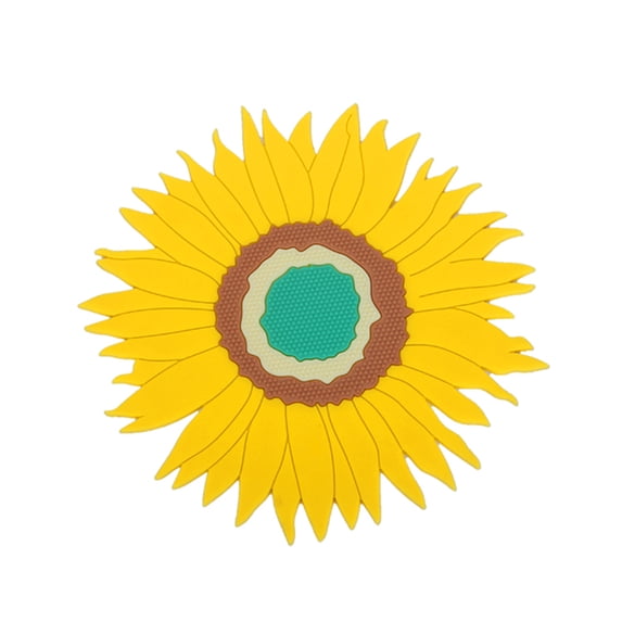 Gureui Coaster/Placemat Creative Sunflower Pattern Shape Heat-Resistant ...