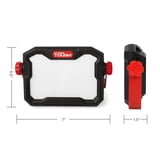 Hyper Tough 10W LED Rechargeable Work Light, 1000 Lumens, Portable Free ...