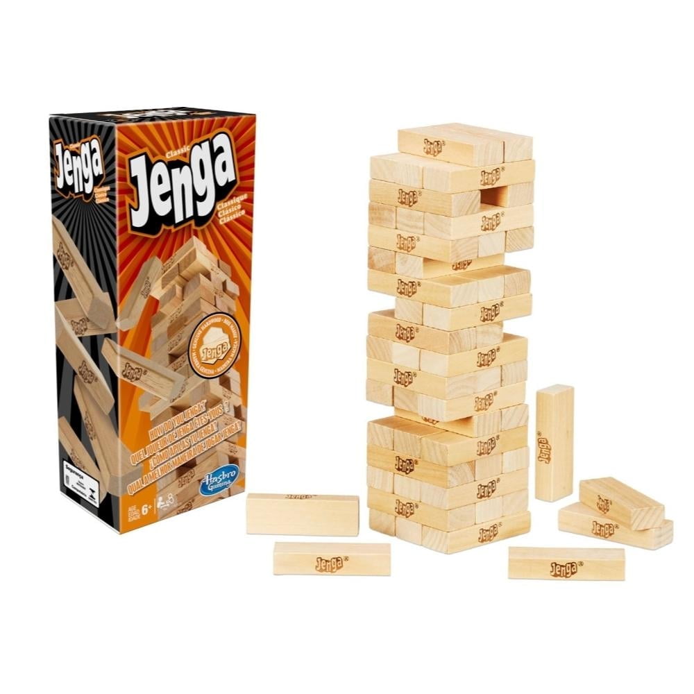 Juego de Mesa Hasbro Jenga de bloques de madera | Walmart en línea