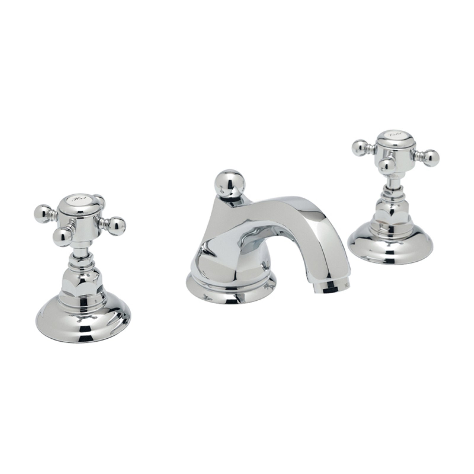 Rohl Country Bath Hex A1808-2 Widespread Bathroom Faucet with Drain ...