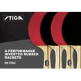 STIGA Performance 4-Player Table Tennis Racket Set Includes Four ...