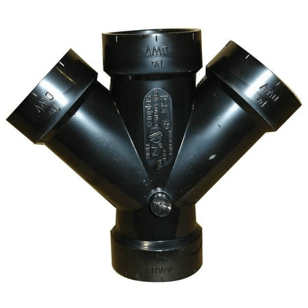 1-1/2" Hub x Hub x Hub x Hub ABS 45 Degree Double Wye | Walmart Canada
