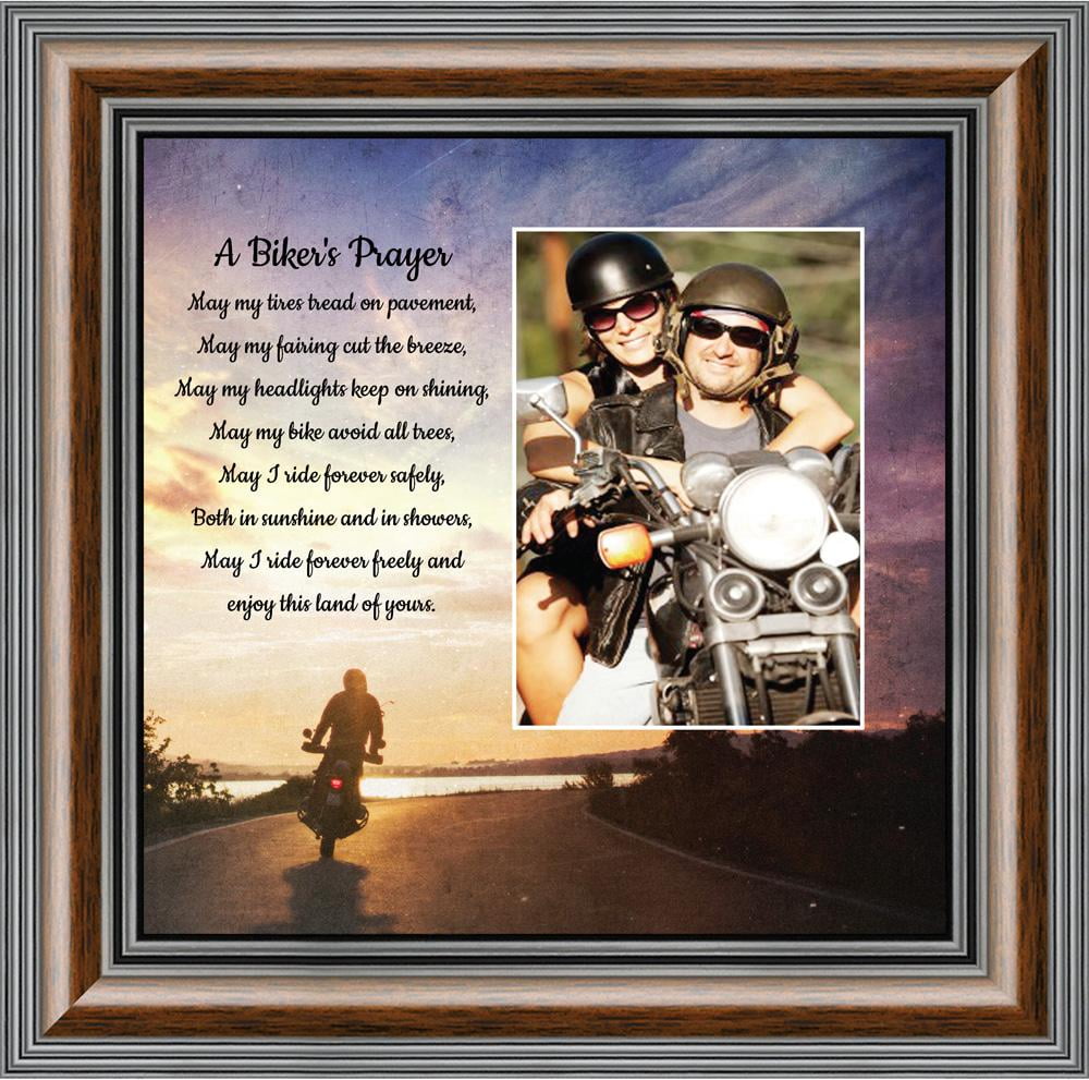 A Biker's Prayer, Gift for Motorcycle Riders, Inspirational Bike ...
