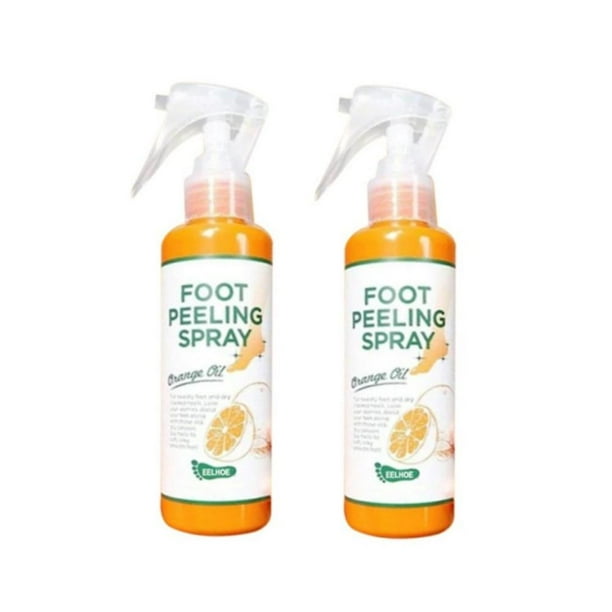 200ml Foot Peeling Spray Orange Essential Oil Elbow Exfoliating Peel ...