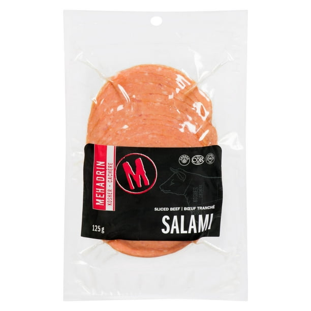 Mehadrin Sliced Kosher Beef Salami, 125 g - Walmart.ca