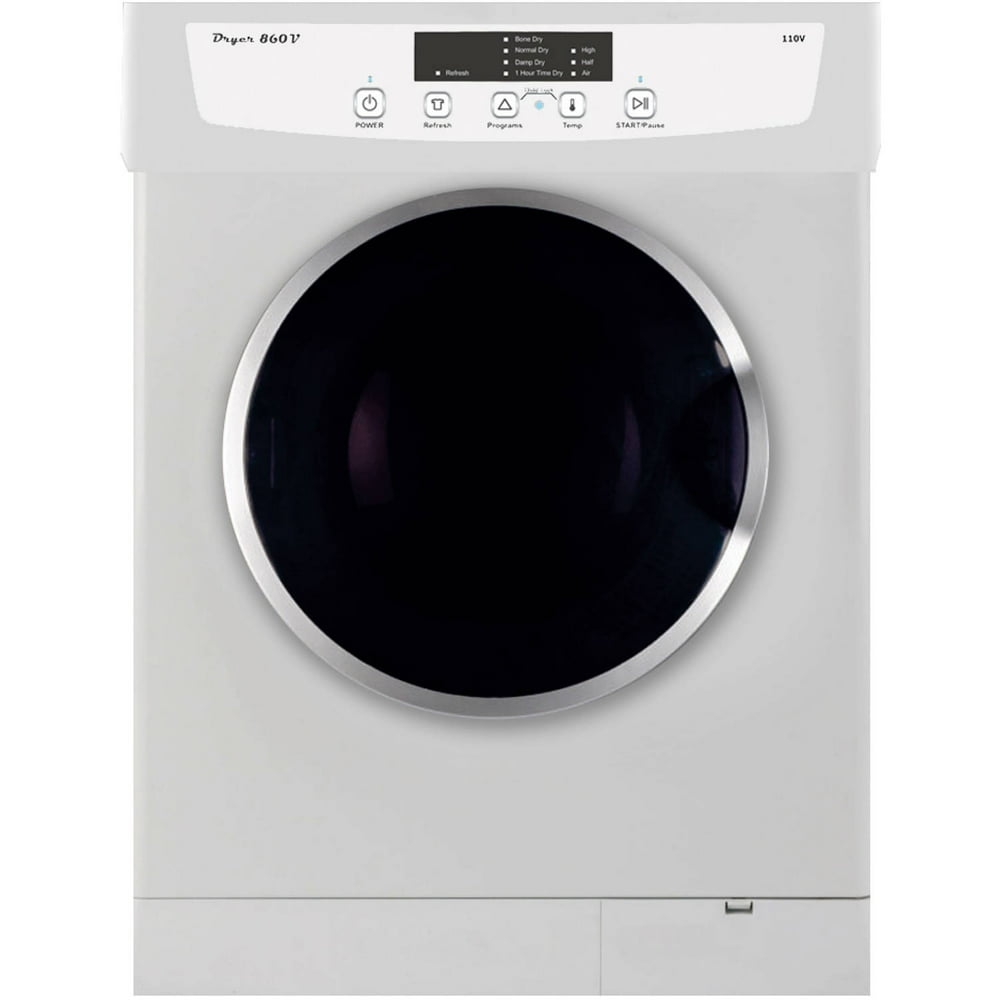 3.5 cu.ft. Compact Electric Standard Dryer with Refresh function ...