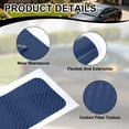 4Pcs Car Door Sill Plate Protectors Door Edge Step Dust Shield Cover ...