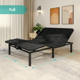 FLEXISPOT Dual Motors with Wireless Remote, Adjustable Bed Frame, Zero ...