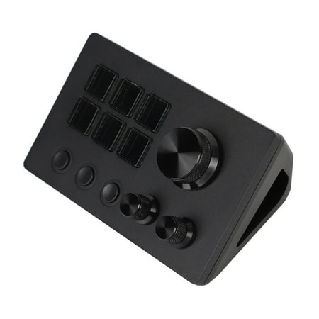 Visual Keyboard, Visual Keyboard with Knobs 6 Keys LCD Custom Buttons Programmable Keyboards ...