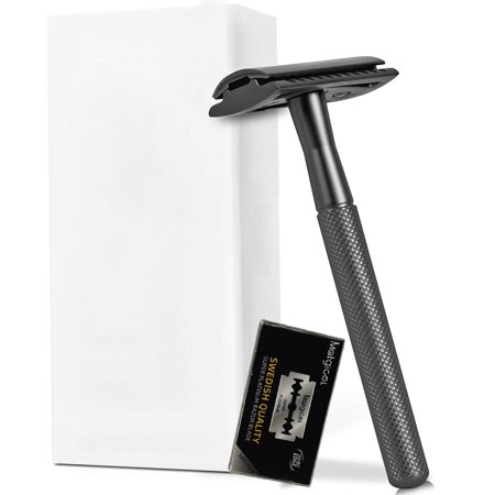 Manual Shave Safety Razor Vintage Double Sided Razor 1 Piece Black ...
