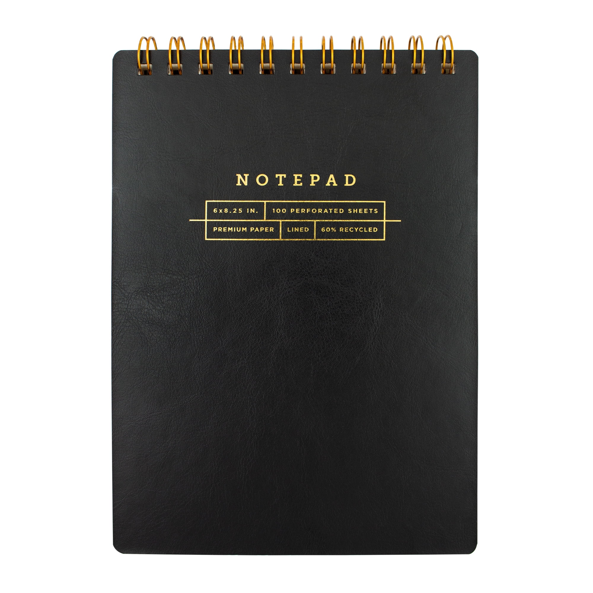 Mintgreen Spiral Top Bound Journal, 100 Lined Sheets, 6 x 8, Recycled ...