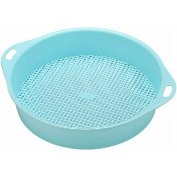 Plastic Garden Sieve Garden Sieve Beach Sand Sieve for Trapping Dirt ...