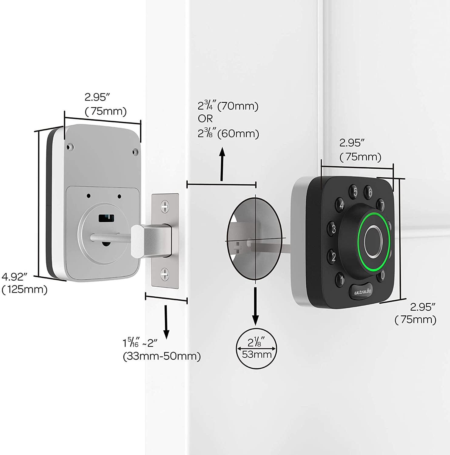 Ultraloq U-Bolt Pro Smart Lock + Bridge WiFi Philippines | Ubuy