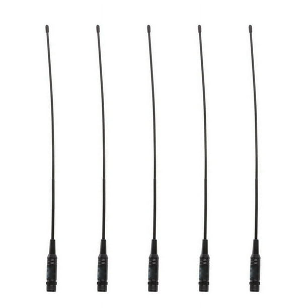 5X RH-771 Banda Dual VHF / UHF BNC Walkie Talkie Antena de Radio ...