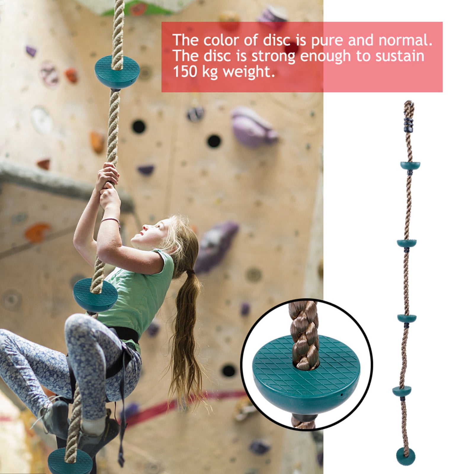 Click here for Octpeak Disc Climbing Rope  Safe Material Longer 1... prices