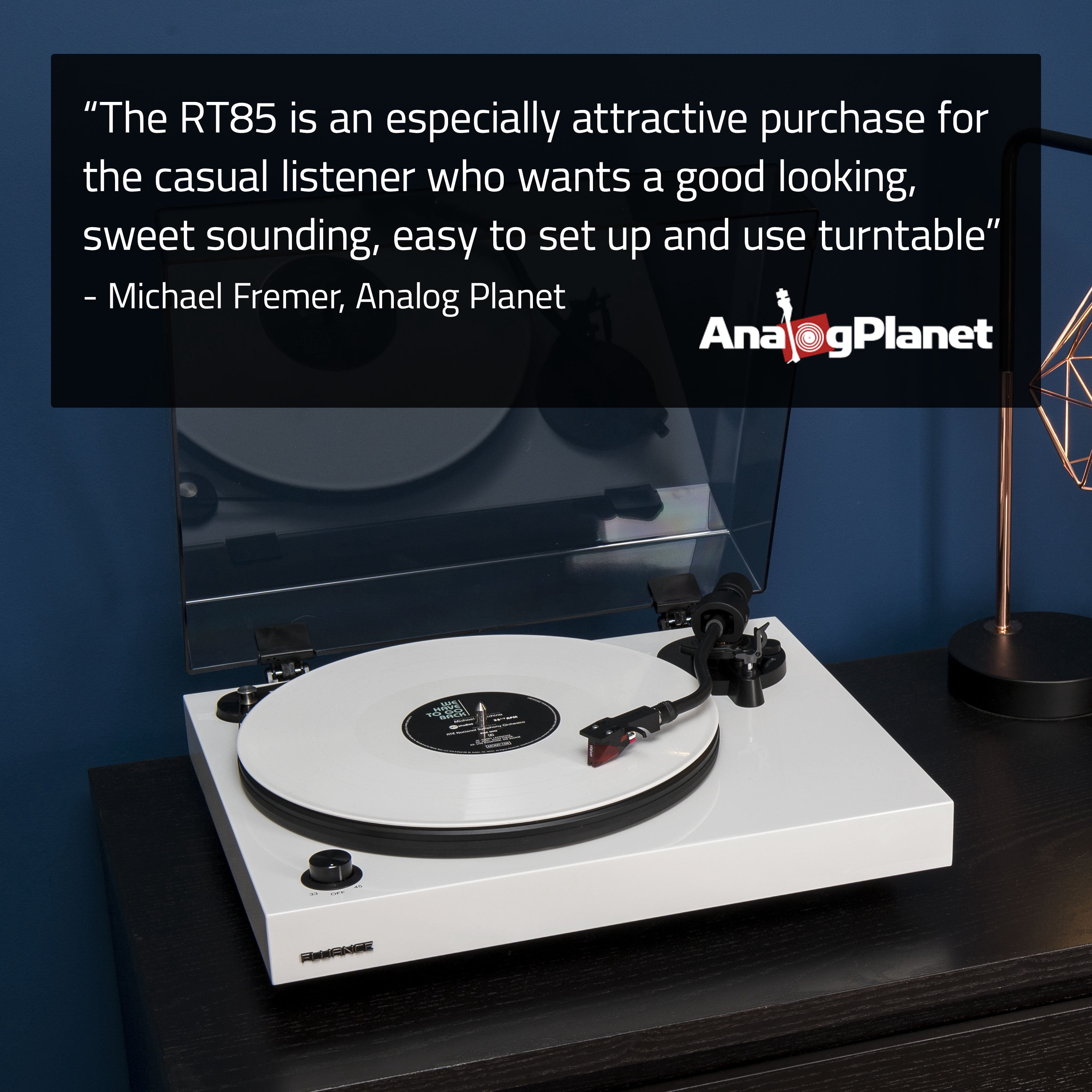 Buy Fluance Reference High Fidelity Vinyl Turntable Record Player ...