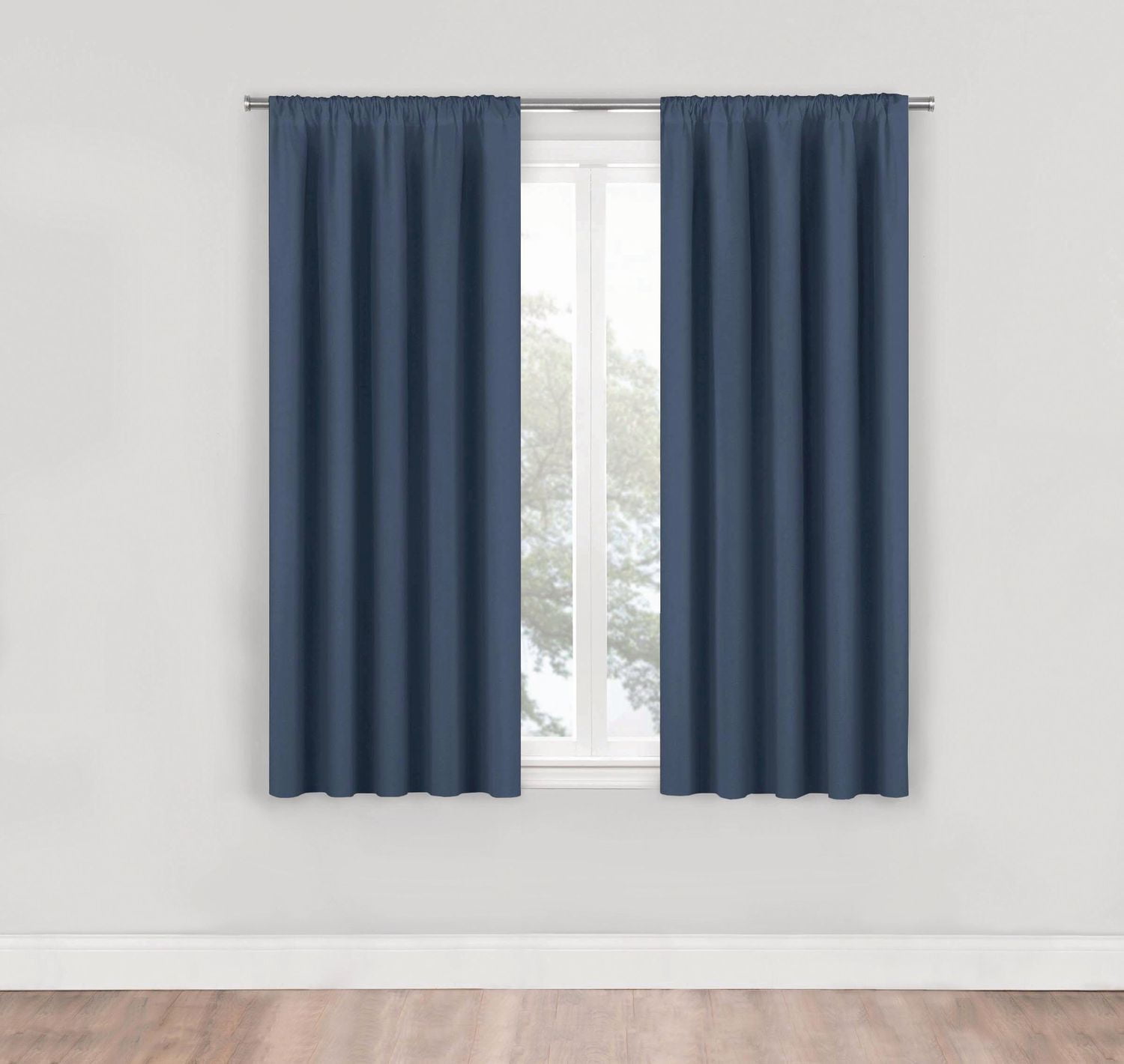 Mainstays 100% Blackout 63" Window Curtains Panel Pair - Walmart.ca