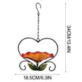 Bird Feeders for Outdoors, Metal Flower Shaped Detachable Bird Feeder ...