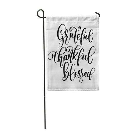 JSDART Typographic Saying Thankful Grateful Blessed Decorated Acorn and ...